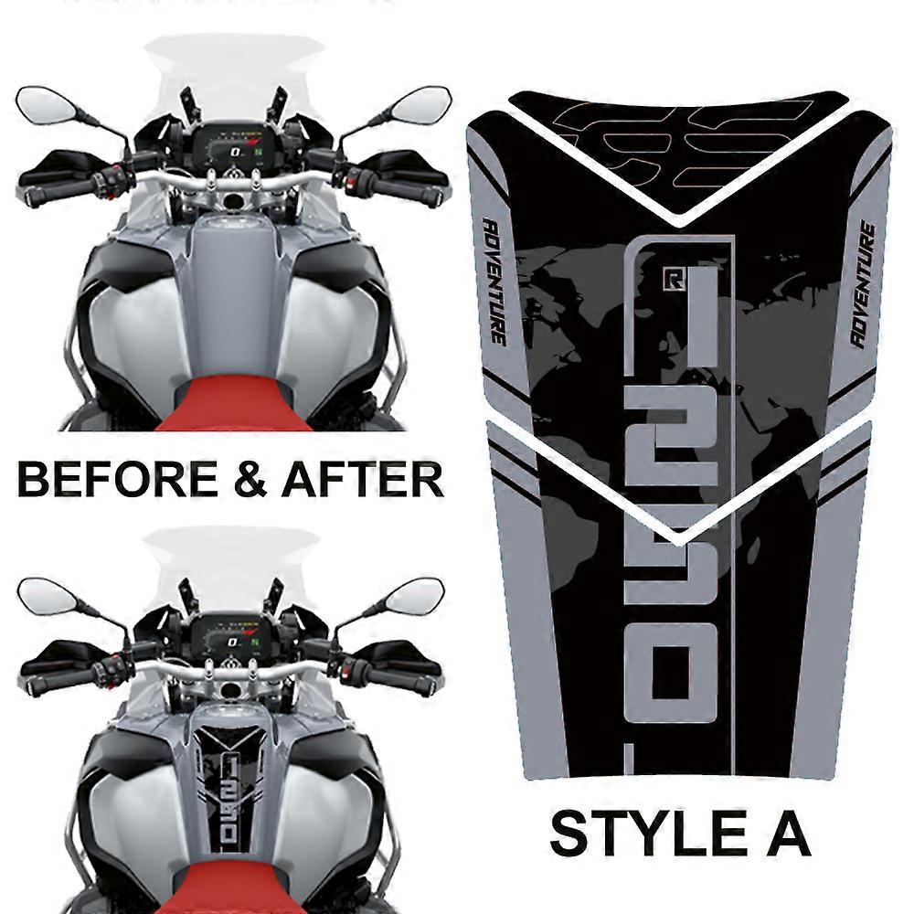 Motorcycle Fuel Gas Tank Protector Decals ICE GRAY Tank Pad Stickers ...