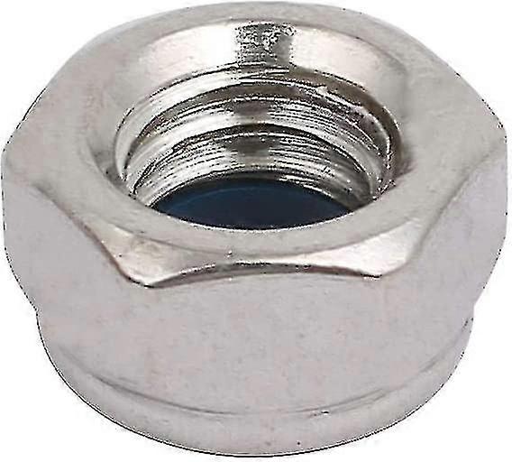 Lock Nut Left Hand Thread M8*1.25mm Metric Thread Silver Galvanized ...