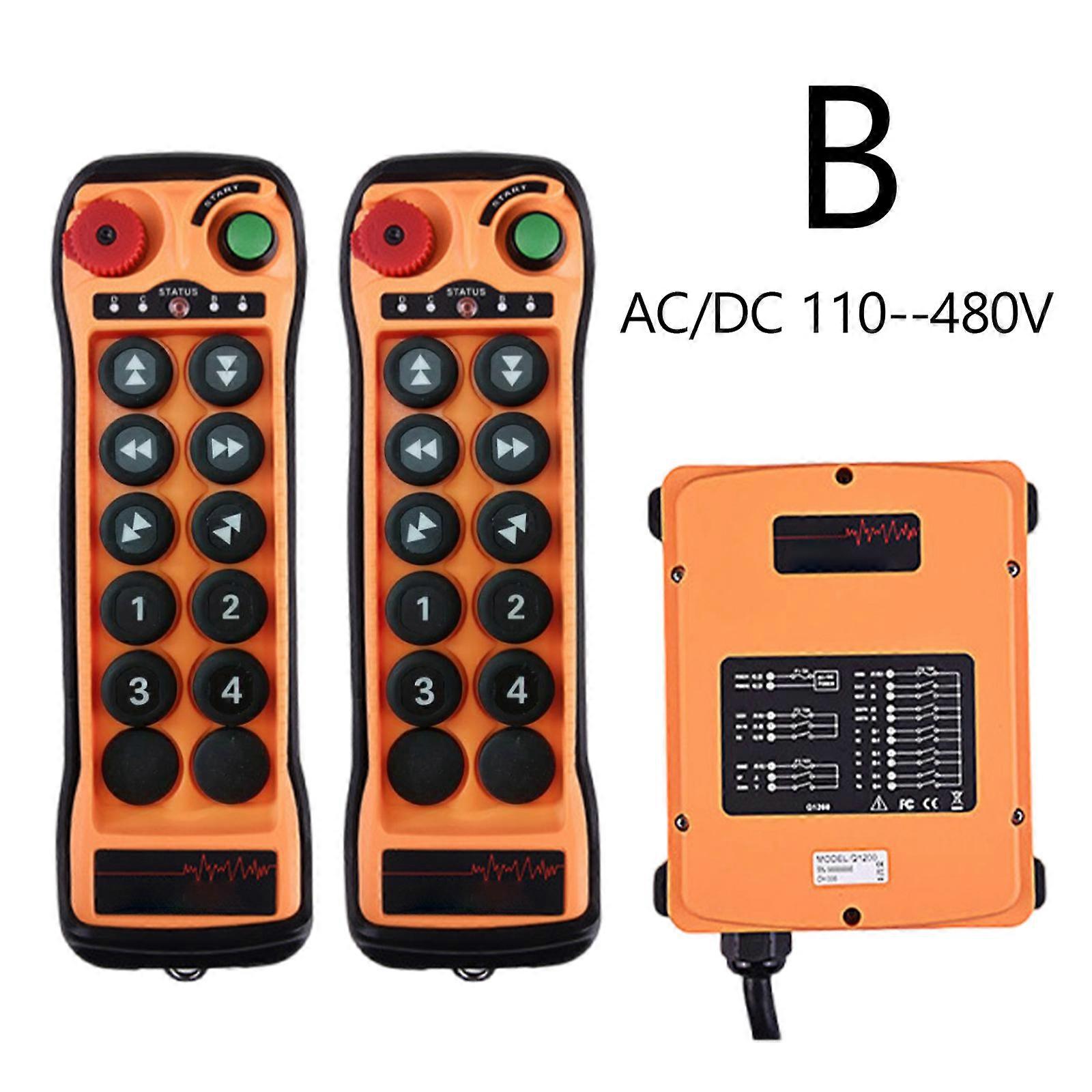 Truck Tower Crane Wireless Industrial Remote Control Controller AC DC ...