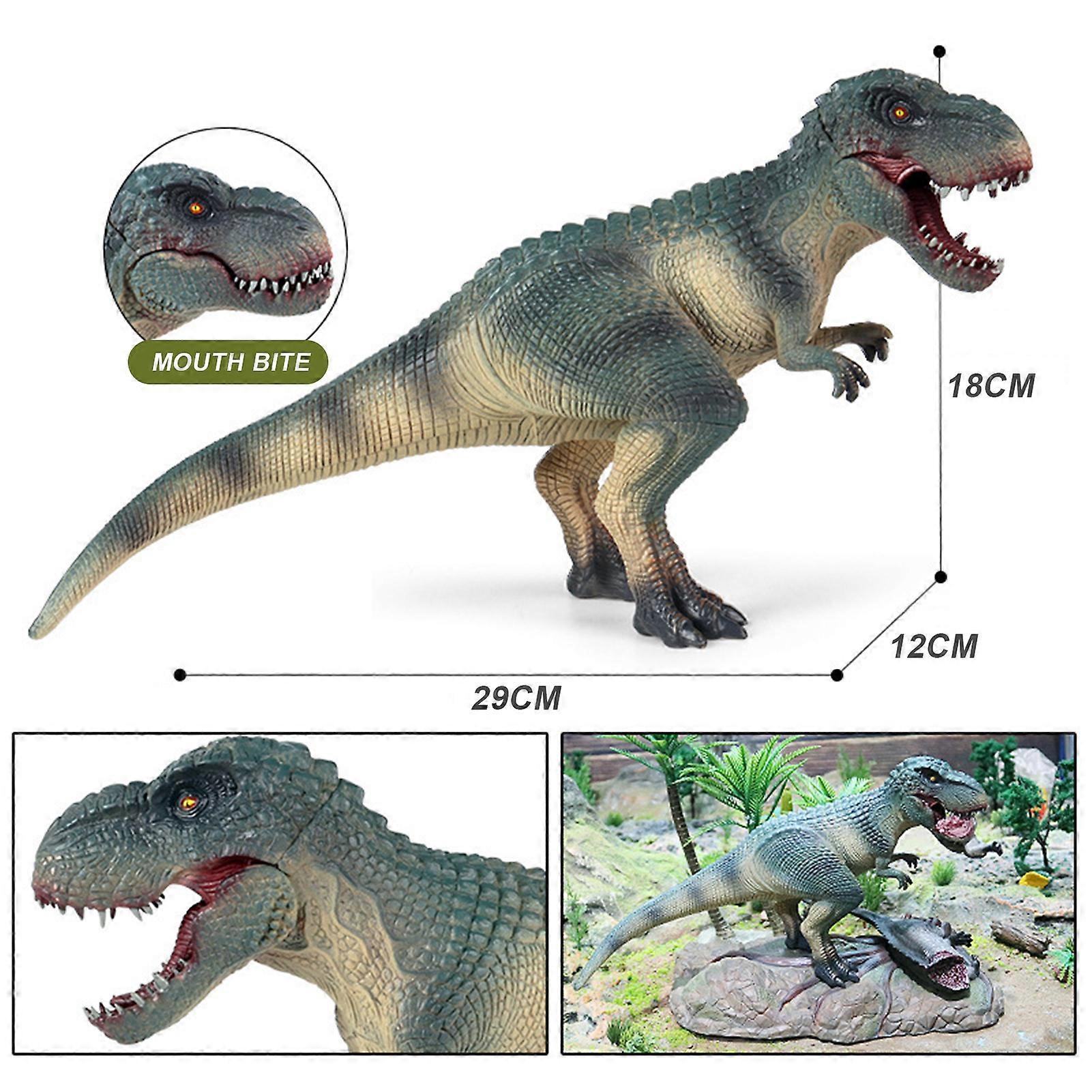 Tyrannosaurus Rex Dinosaur Action Figure Toy Lifelike Dino Model with ...