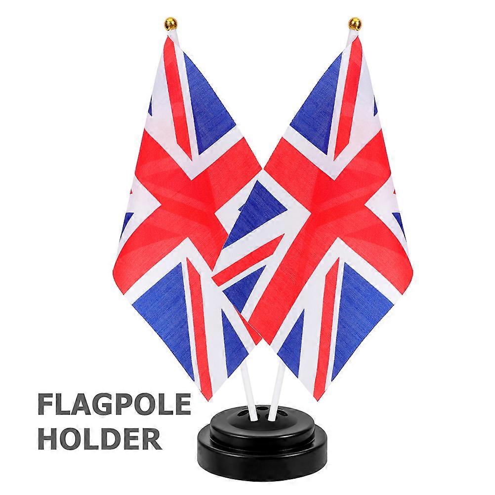Office Desk Flag Stand Round Flag Holder Indoor Flag Stand Desktop Flag ...