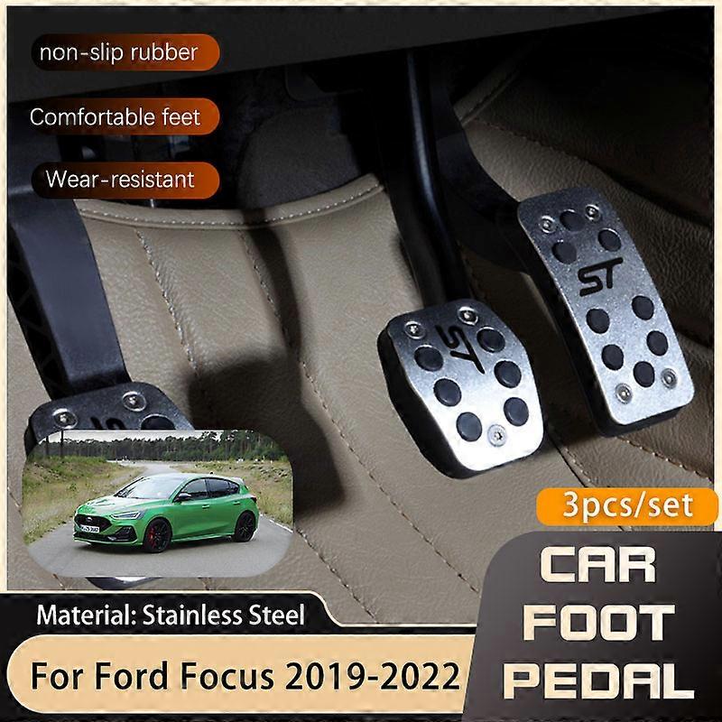 AT MT Stainless Steel Car Pedal for Ford Focus MK4 2019 2020 20210 2022 ...