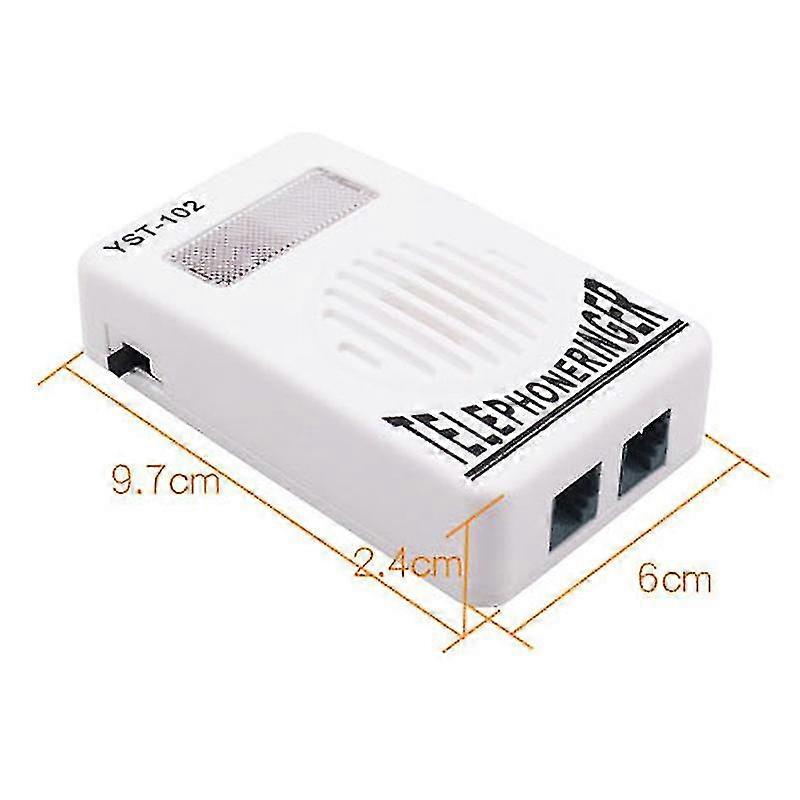 Extra-loud Telephone Phone Bell Ringer Strobe Light Flasher Sound ...