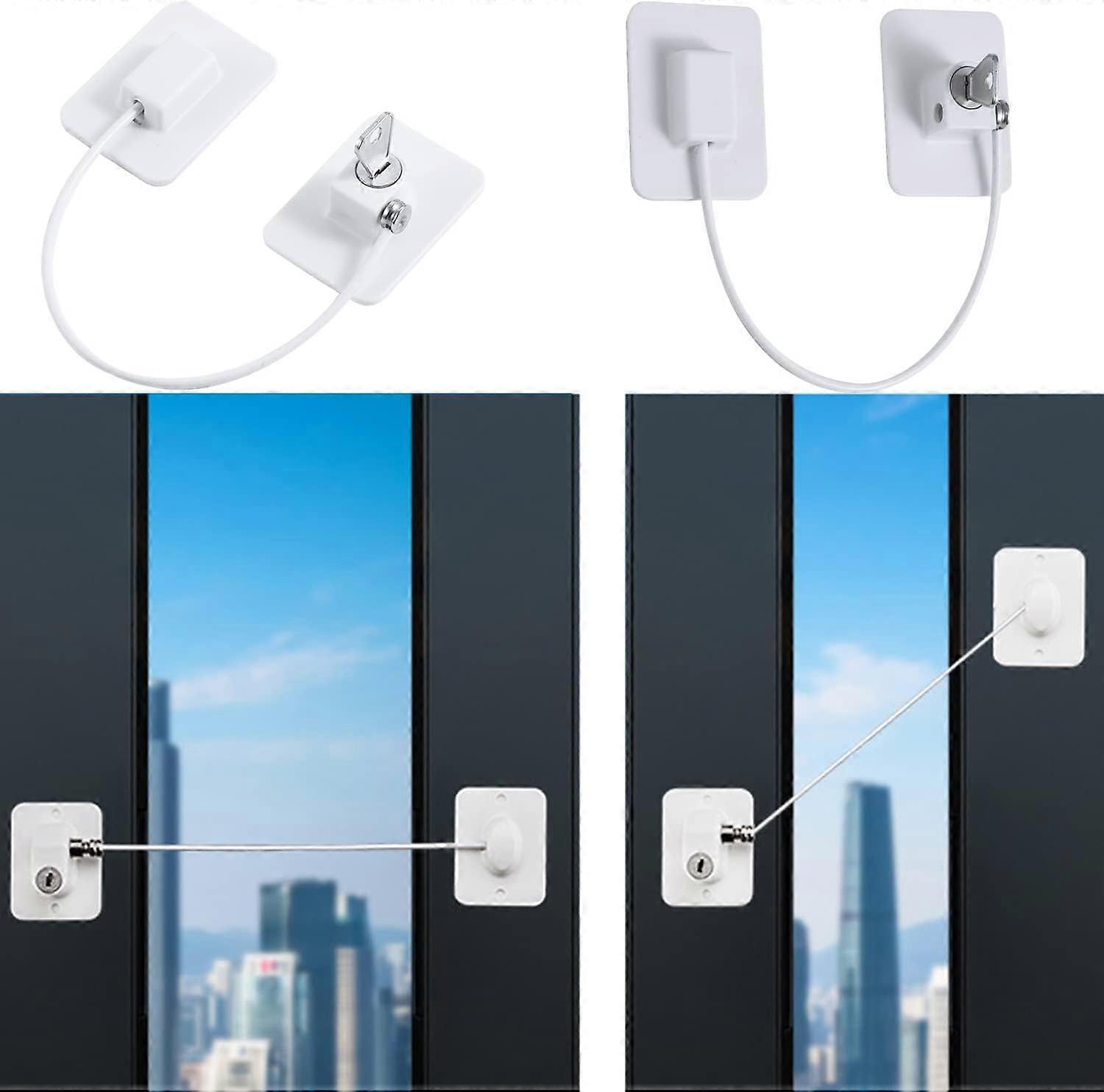 Pcs Child Safety Window Locks, Child Window Protection Locks with 4 ...