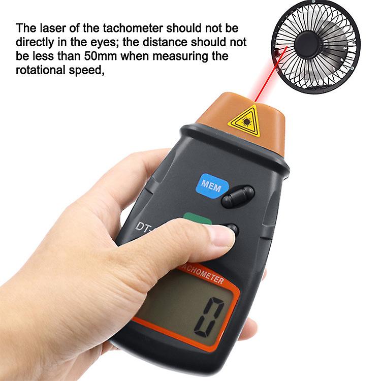 Handheld Laser Tachometer Digital Tachometer Optical Tachometer Dt ...