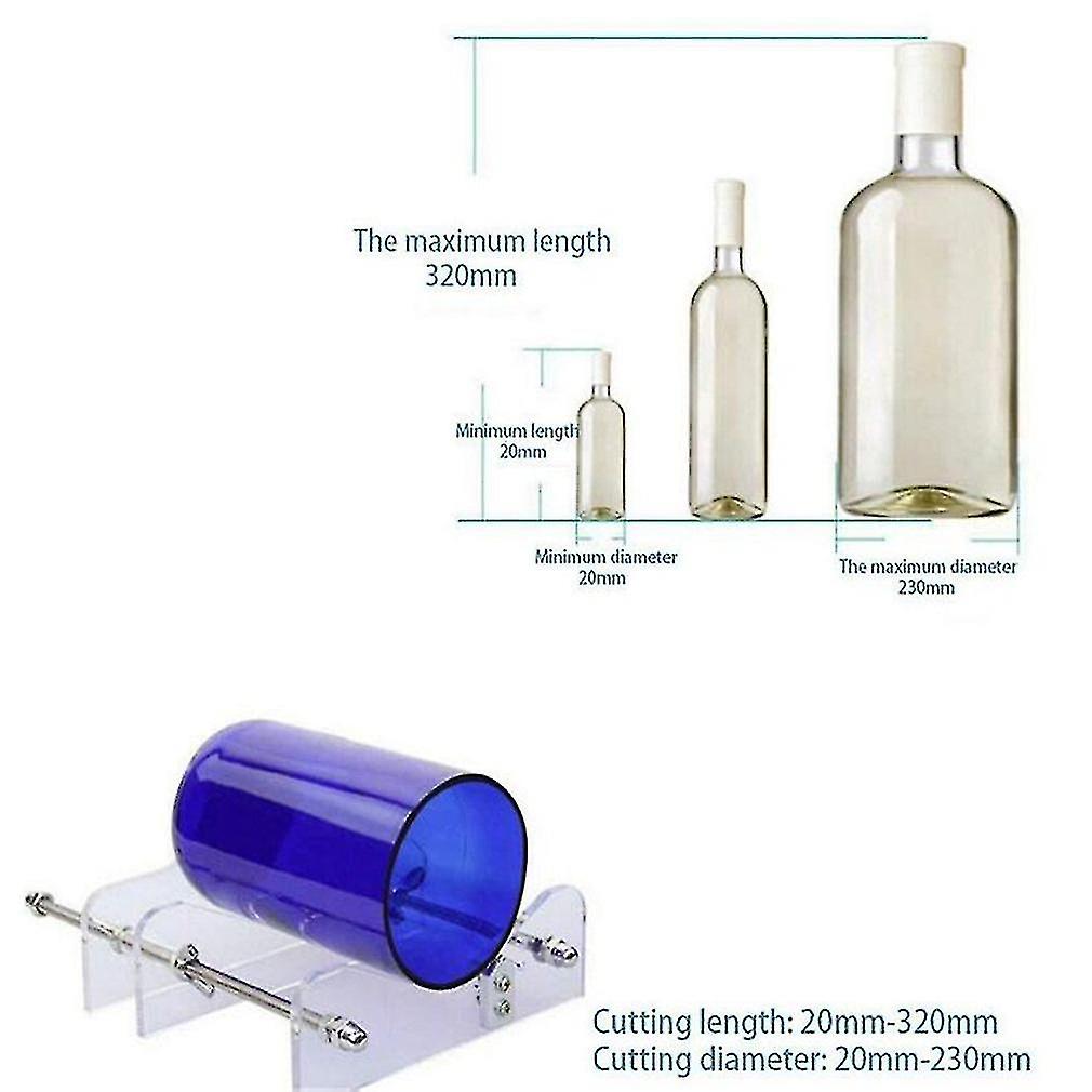 Glass Diy Cutting Tool Acrylic Professional For Bottle Rolling Cutting ...