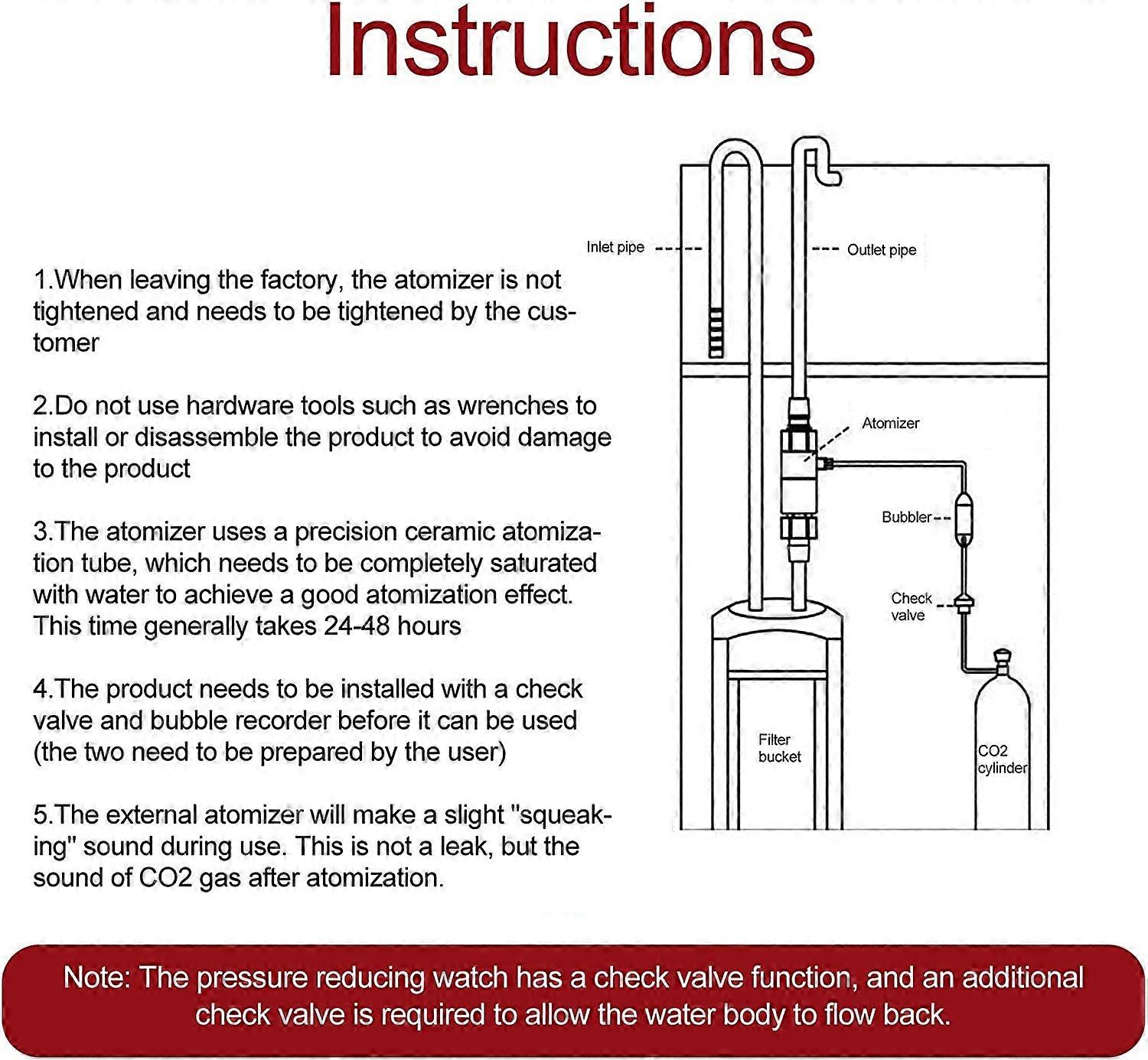 New products in 2023,Fish Tank Atomizer OuterTank CO2 Diffuser CO2 ...