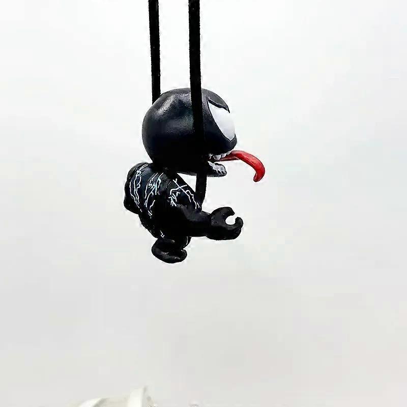 Venom Car Pendant Cartoon Venom Rearview Mirror Pendant cute Hanging ...