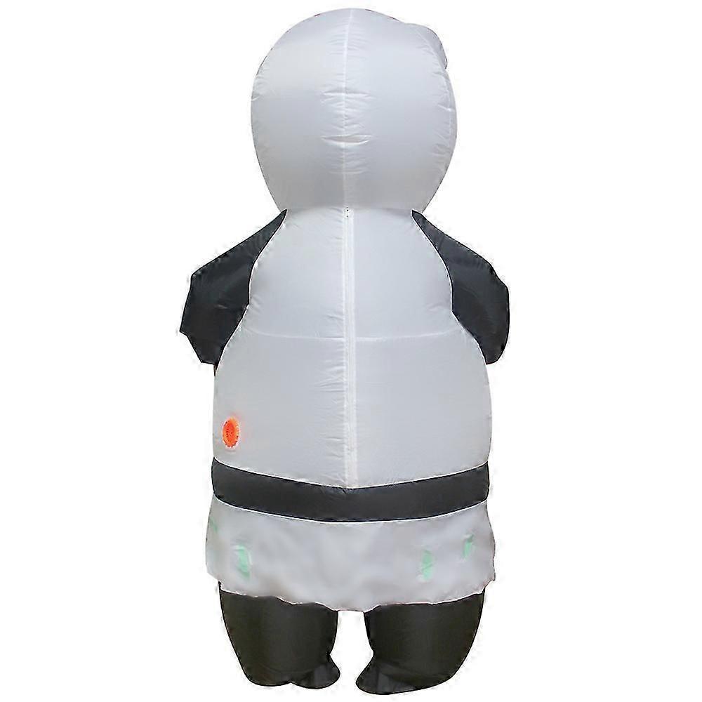 Funny Panda Inflatable Suit Costume For Adult Anime Bear Mascot Fancy ...