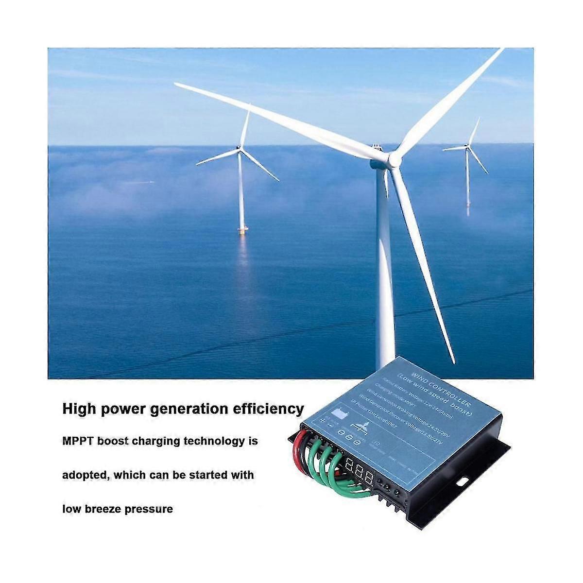 Wind Generator Controller 12/24V 800W MPPT Wind Charge Controller Wind ...