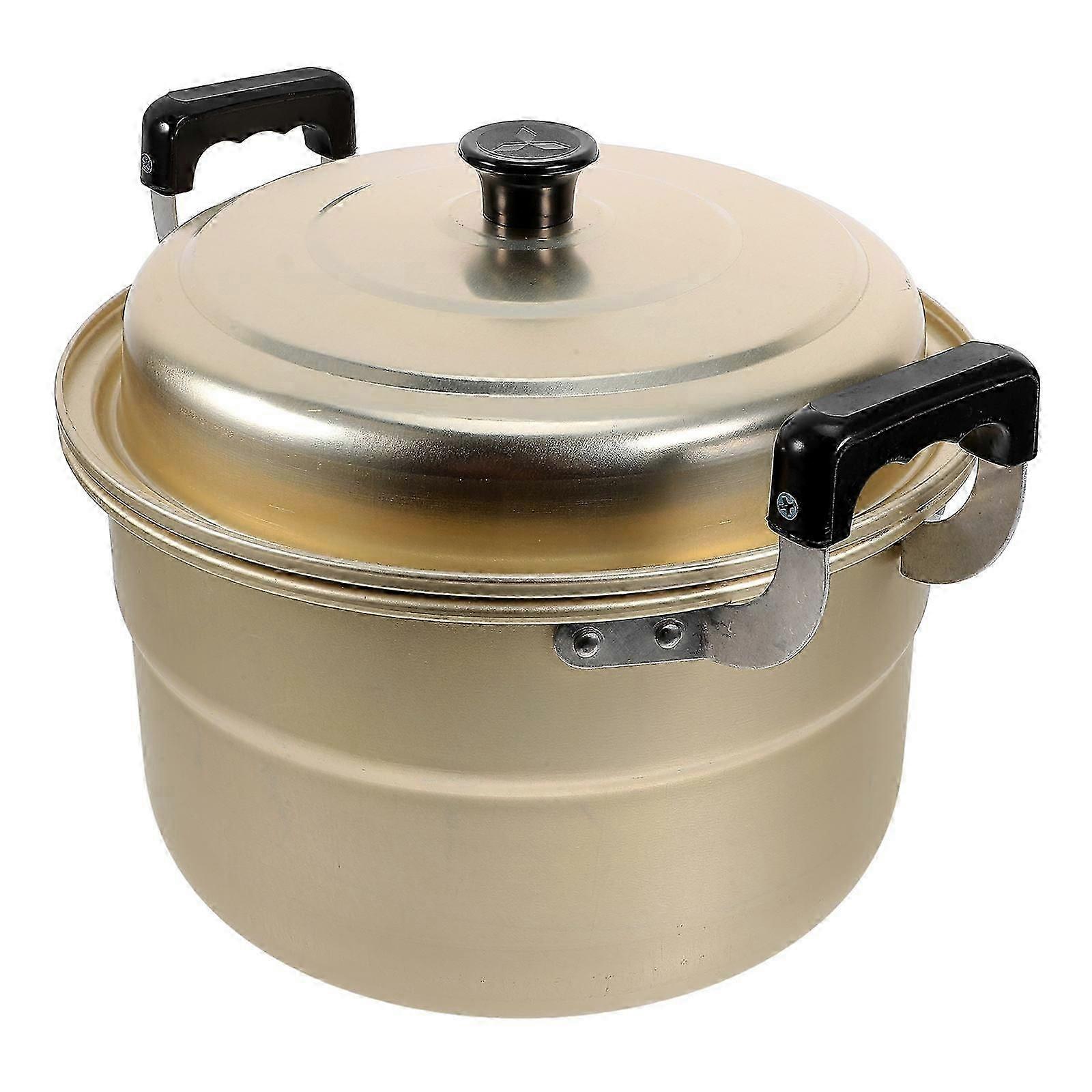 Aluminum Soup Pot Multipurpose Cooking Pot Even Heating Small Family 28 ...