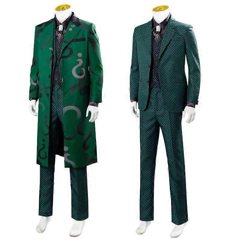 Riddle Man Roleplay Costume Set Outer Unisex Garments Street Style ...