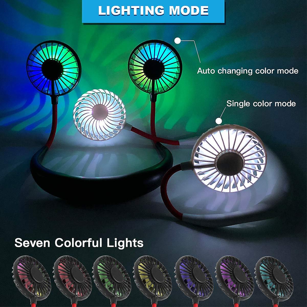 Neck Portable Sports Fans Hand Free Mini USB Rechargeable Headphone ...