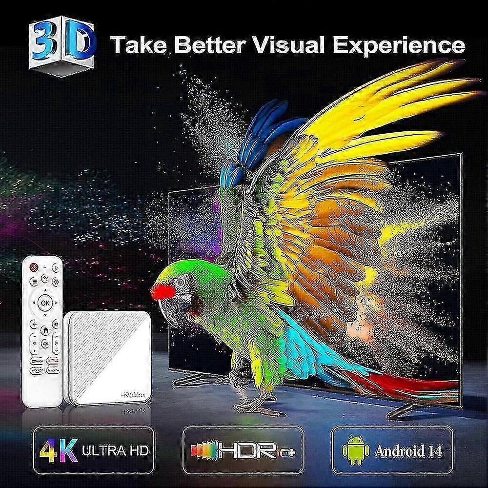 H96 Max Android 14 TV Box 4K HDR10+ Allwinner H313 Quad Core Media ...