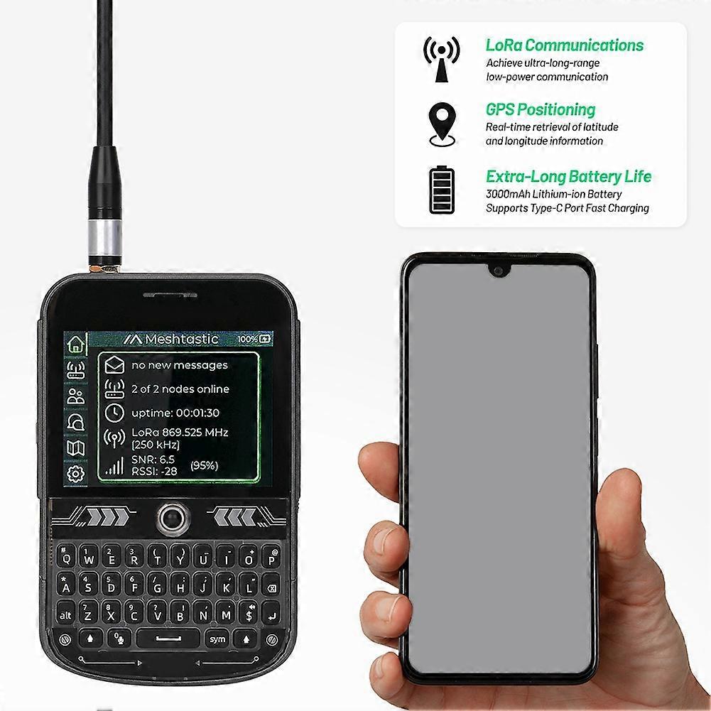 T-Deck Plus LoRa Mesh Radio ESP32-S3 GPS LoRaWAN Meshtastic Pocket ...