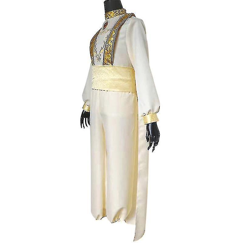 Halloween Adult Men Aladdin Prince Ali Costume Fancy Dress | Fruugo UK