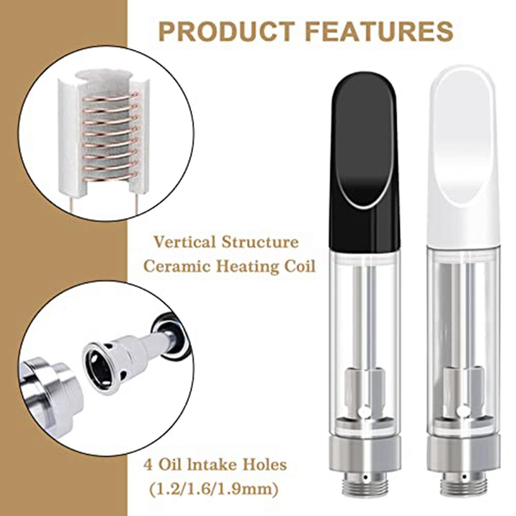 50 Empty Storage Cartridges, 1.0ml Glass Ceramic, Easy Fill | Fruugo UK