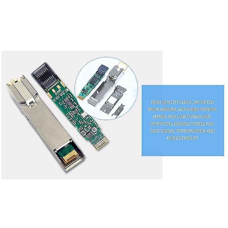 Sfp Module Ethernet Port Rj45 Switch Gbic 10/100/1000m Connector Copper ...