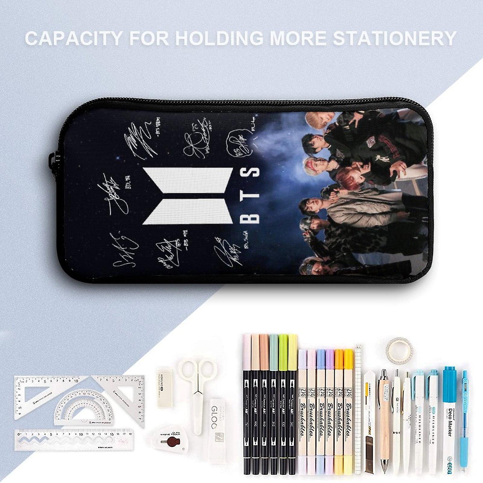 BTS Backpack Set Cartoon Backpacks with Pencil Case And Lunch Bag Lunch ...
