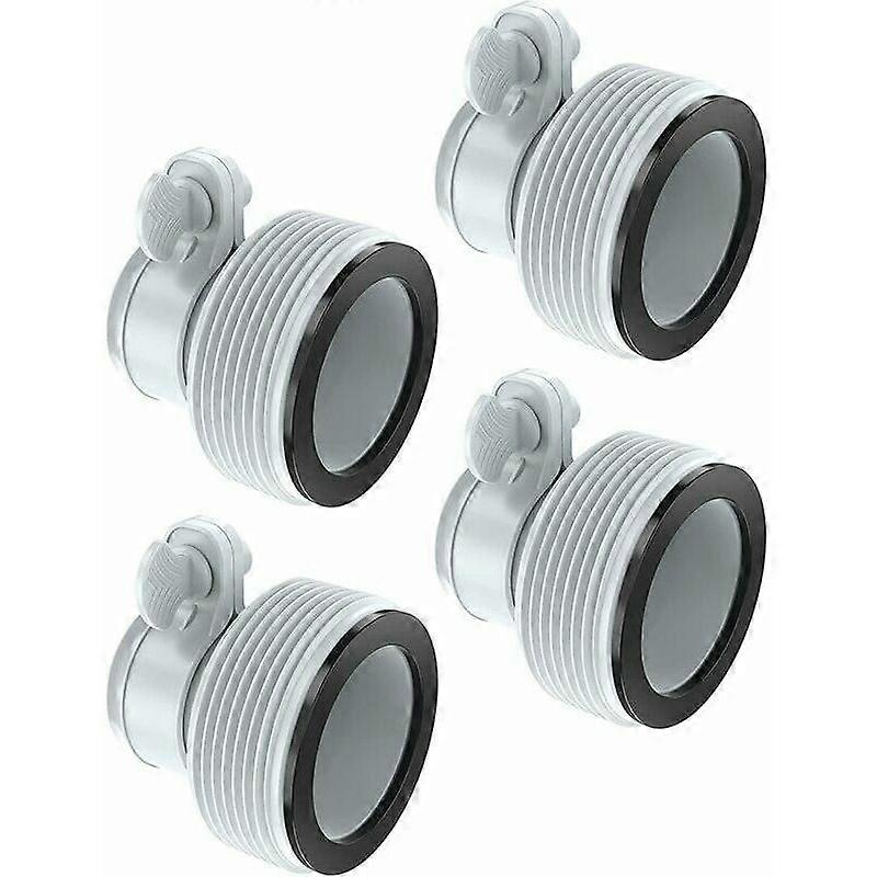 Type B Hose Adapters for Pumps, 4 Pack, Swimming Pool Hose Adapters for ...