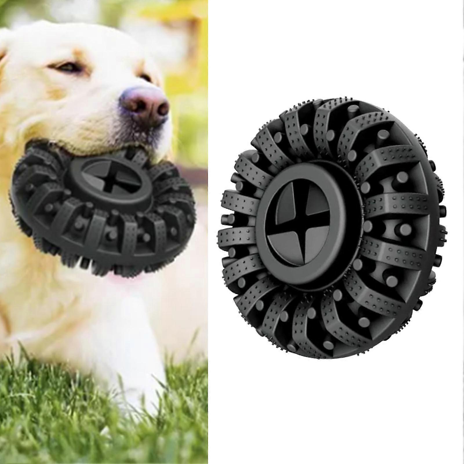 Tires Dog Chew Toy Bite Resistant Teeth Grinding Dog Tire Treat ...