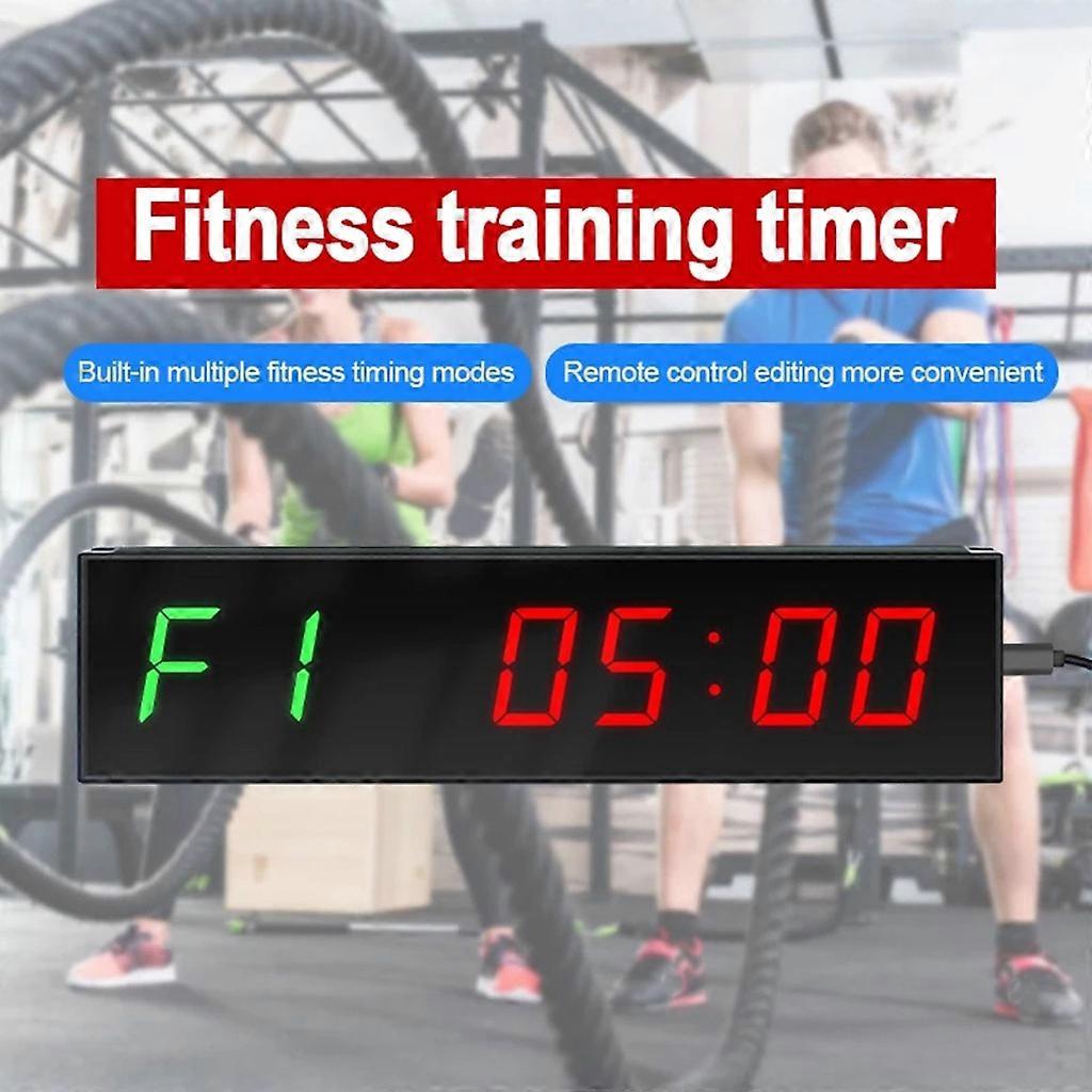 Large Screen Gym Timer 1.5Inch Digits Count Down/Up Timer Box Cycle ...