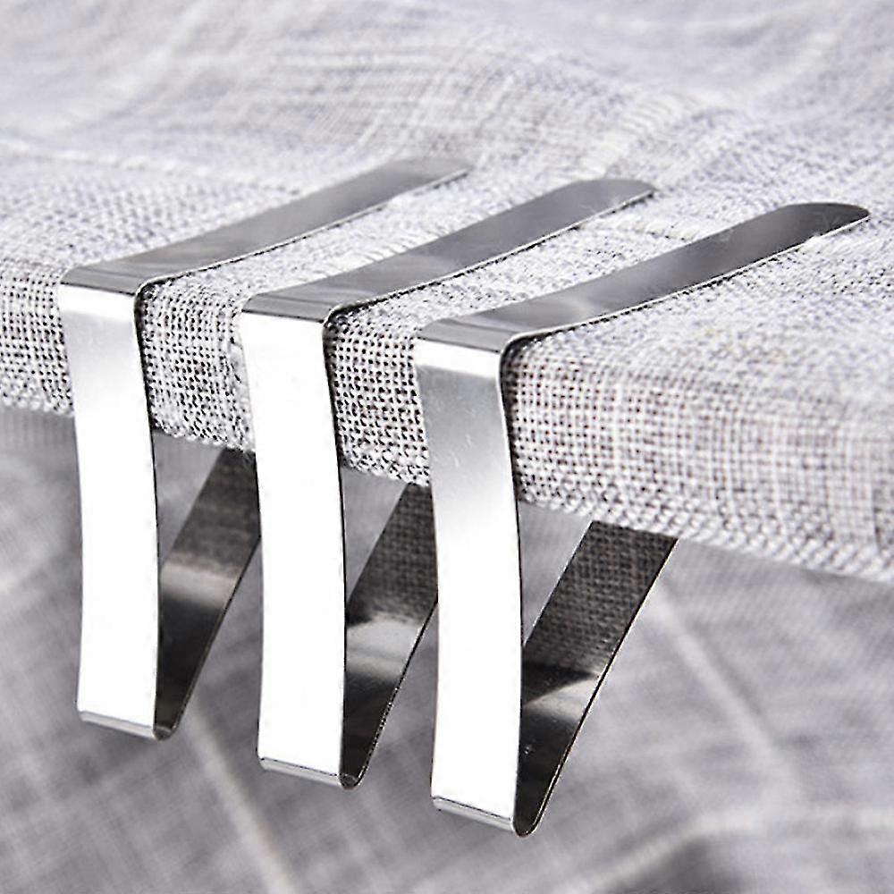 Adjustable Stainless Steel Home Tablecloth Cover Jumbo Clips Clamp ...