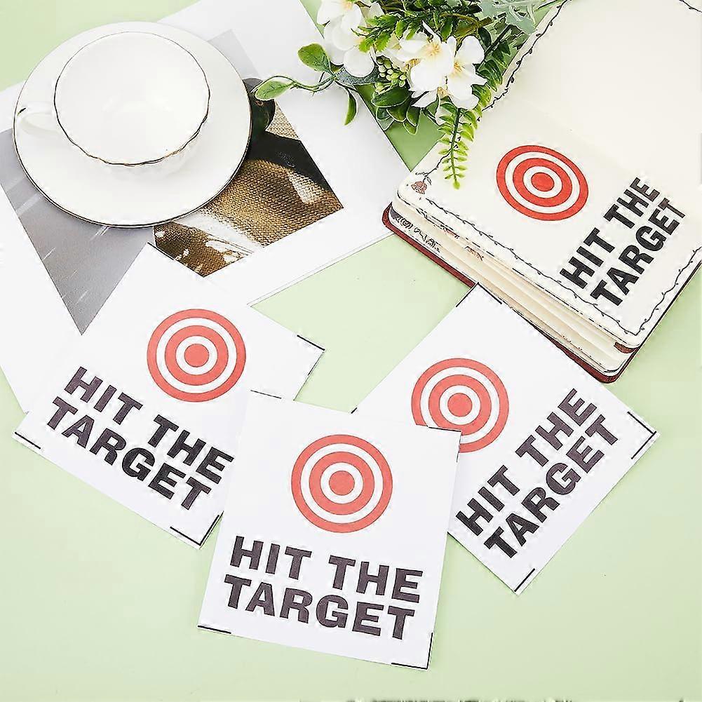 10 Sheet Toilet Target Aiming Stickers Red Bullseye Target Sticks Potty ...