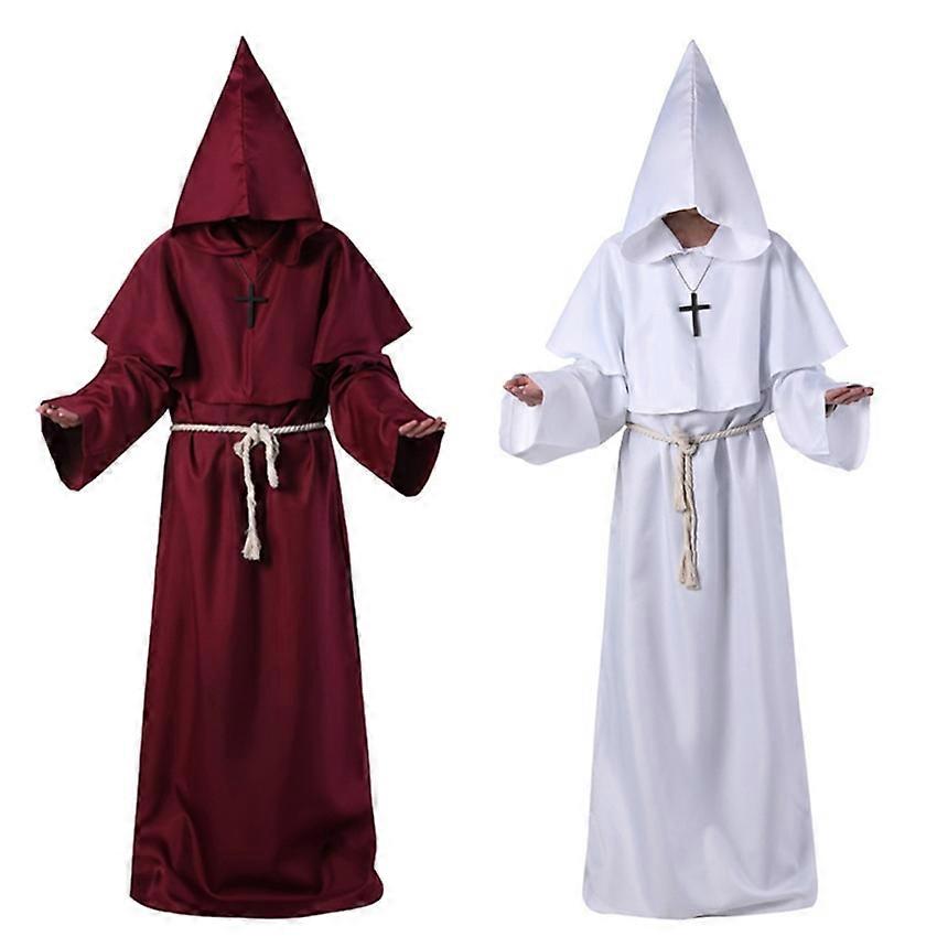 Christianity Monk Friar Uniform Plague Doctor Grim Reaper Halloween ...