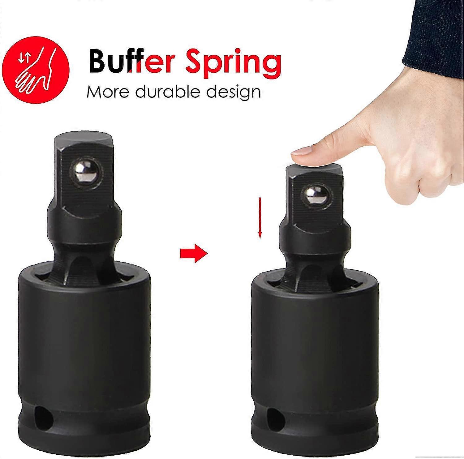 Impact Universal Joint Socket Set, Impact Wobble Socket Adapters, 3/8 ...