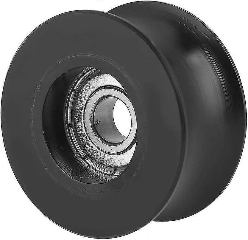 Nylon Coated U-groove Guide Pulley Wheel Roller Bearing, U Type Groove ...