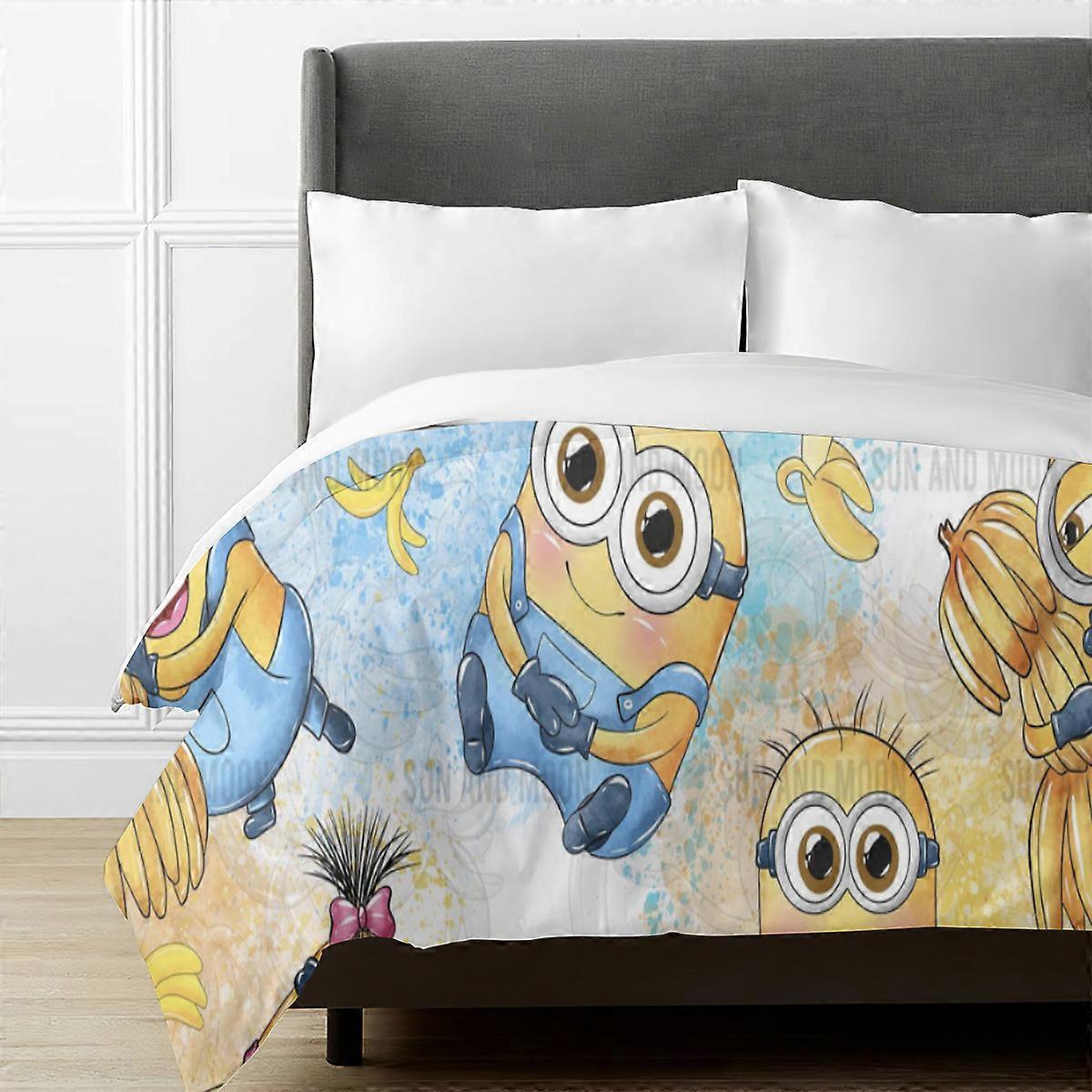 v1568 Bed Sheets Bedding Minions Bedding Sets Cartoon Duvet Cover ...
