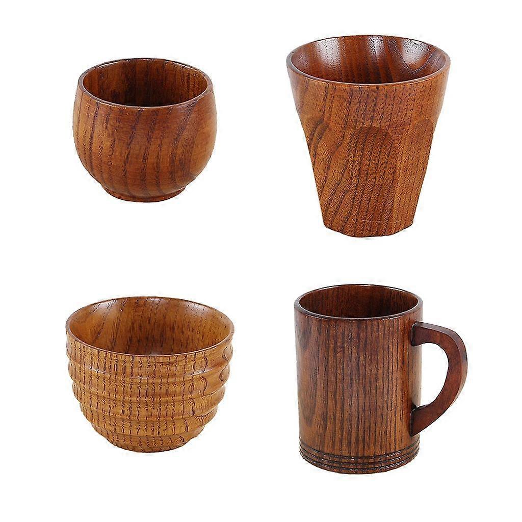 3x Handmade Wood Cup/ Wooden Portable Cup/Outdoor Cup/Coffee Mug ...
