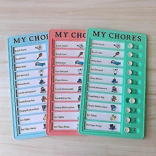 Memo Plastic Board Chores Checklist Board, My Chores Chart Board For Kids Children, List Board ...
