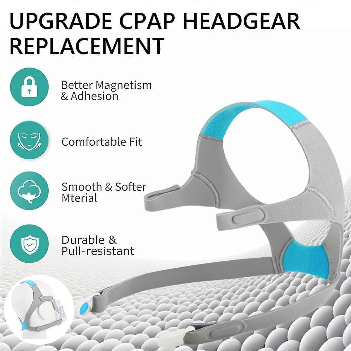 2 Packs Replacement Headgear Compatible with F20, with Magnetic Clips ...