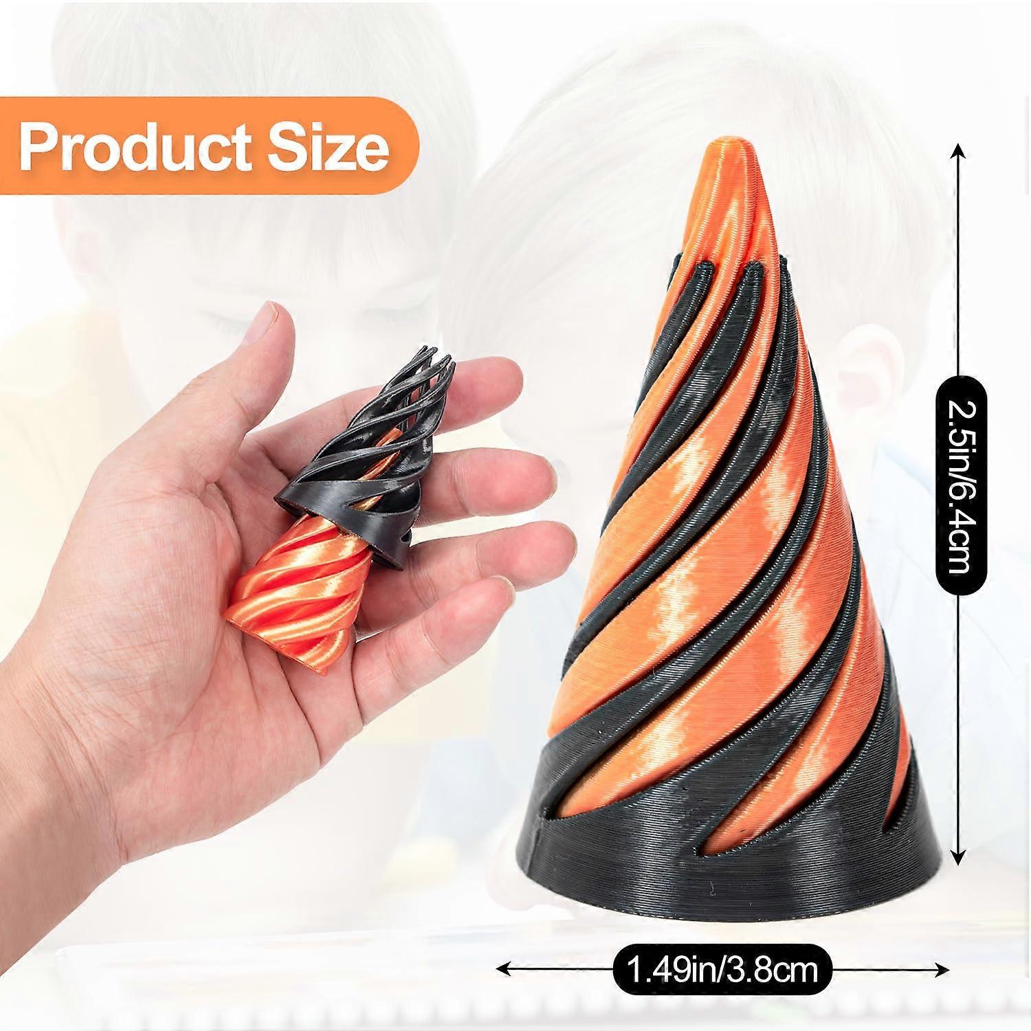 Impossible Cone Fidget Toys, Pass Through Pyramid Spiral Cone Fidgets ...