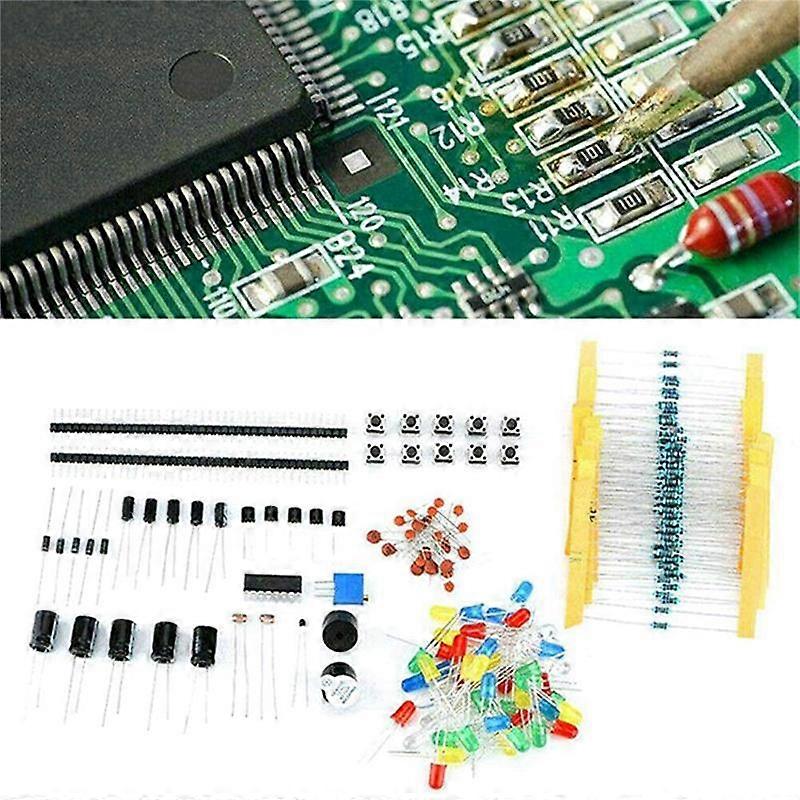 1818PCS DIY Elektronica Componenten Kit Assortiment Weerstanden LED ...
