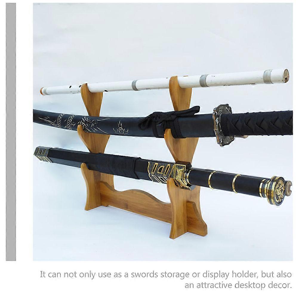 Display Stands Wall Mount Flute Stand Swords Display Table Rack Katana ...