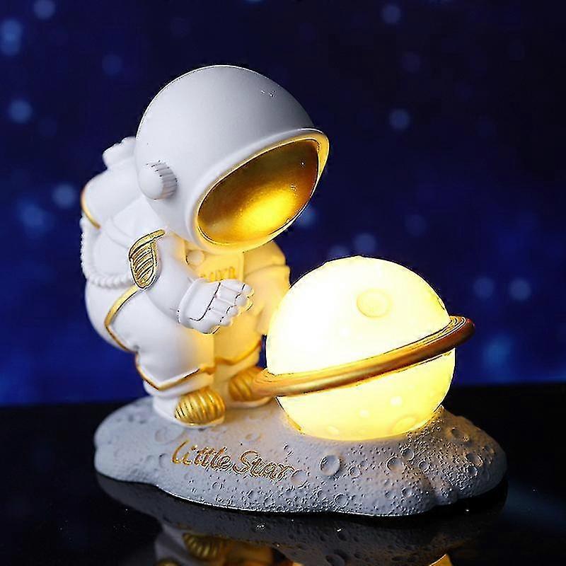 Moon Table Lamp Space Buddy Light Moon Astronaut Lamp, Led Bulbs,space ...
