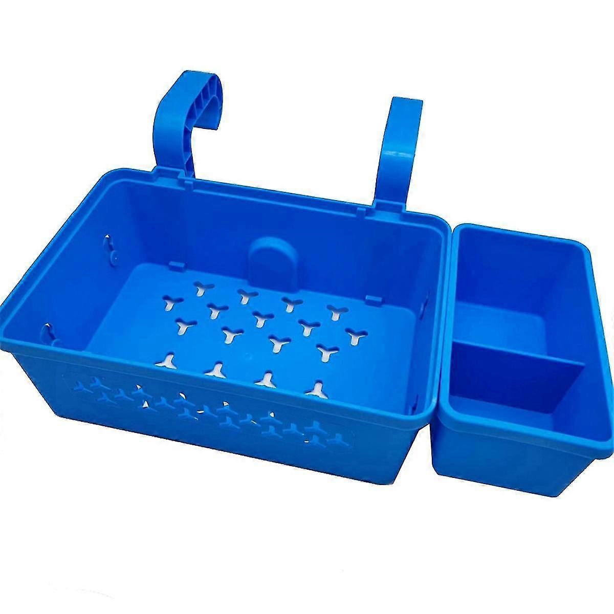 Poolside Storage Basket With Pool Cup Holder, Above Ground Pool ...
