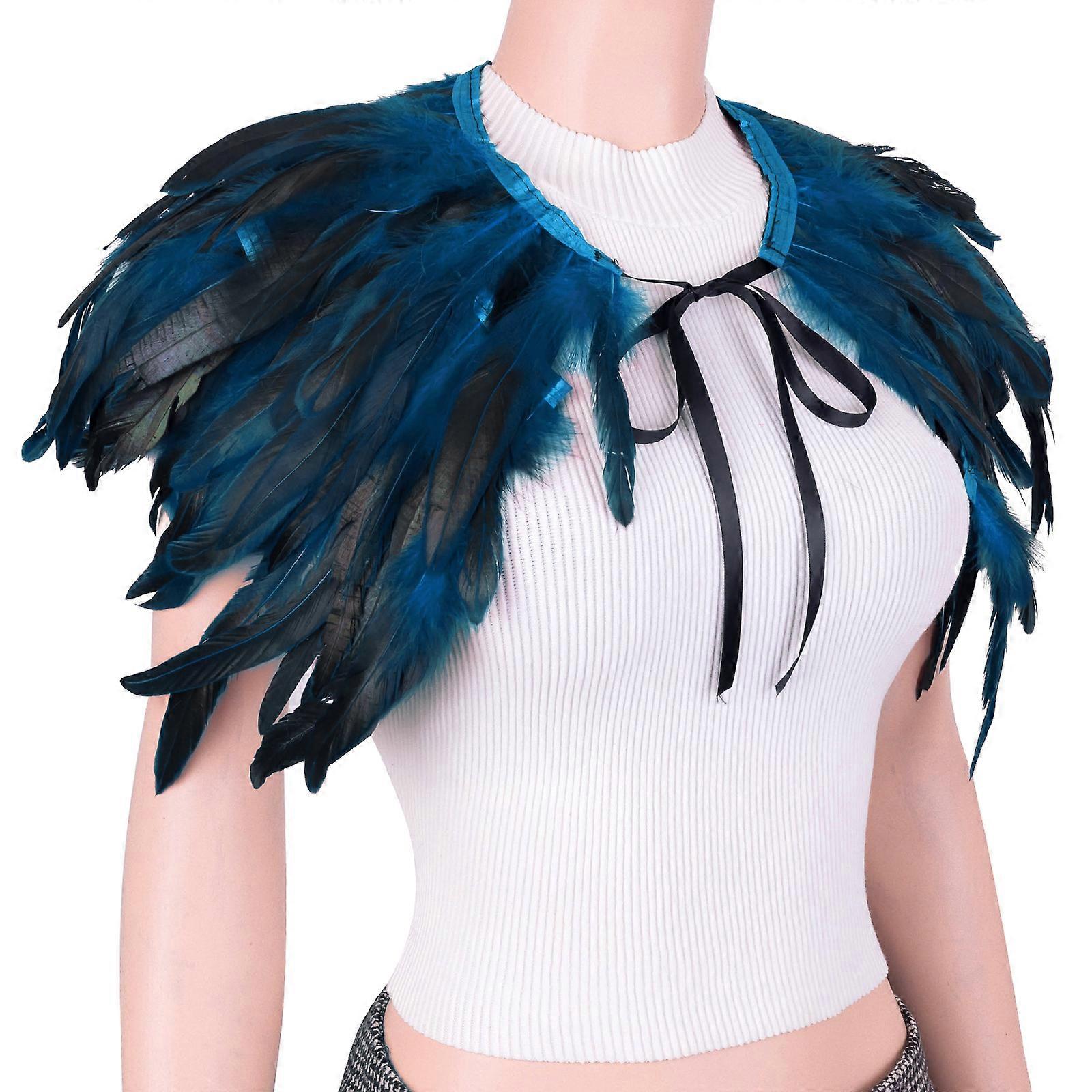 Elegant Feather Shawl for Women Photography Perfect for 1920s Feather ...
