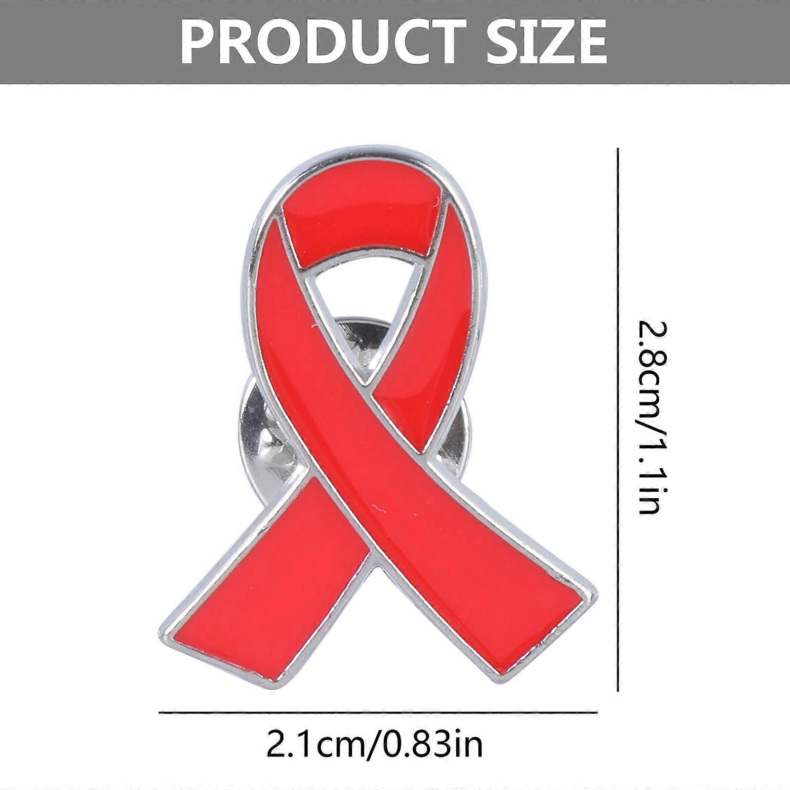 5 PCS Breast Cancers and AIDS Awareness Corsage Pin Ribbon Brooch Pin ...