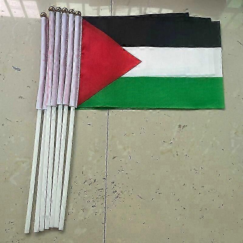 100pcs Small Palestine hand flag 14*21CM the hand national flag with ...
