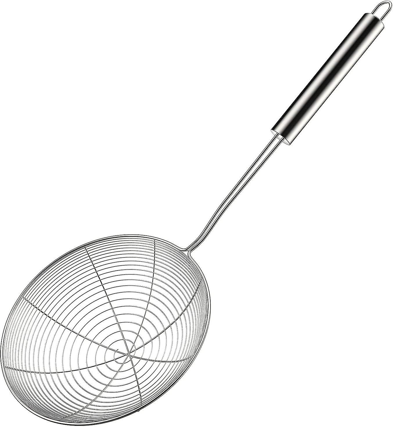 Cuchara de alambre de cucharón de acero inoxidable con mango largo ...
