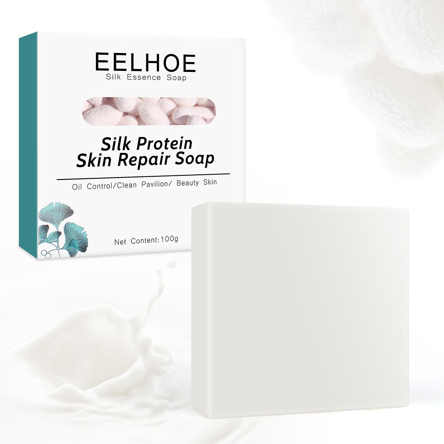 Collagen Milk Whitening Soap Bar Silk Protein Skin Repair Moisturizing ...