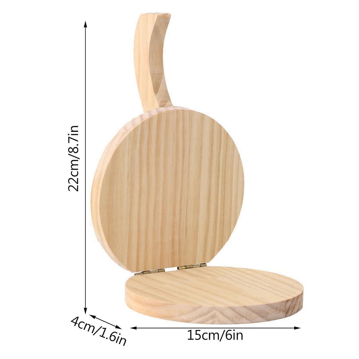 Tortilla Press Roti Maker with Rolling Pin Large Bamboo Wood Tortilla ...