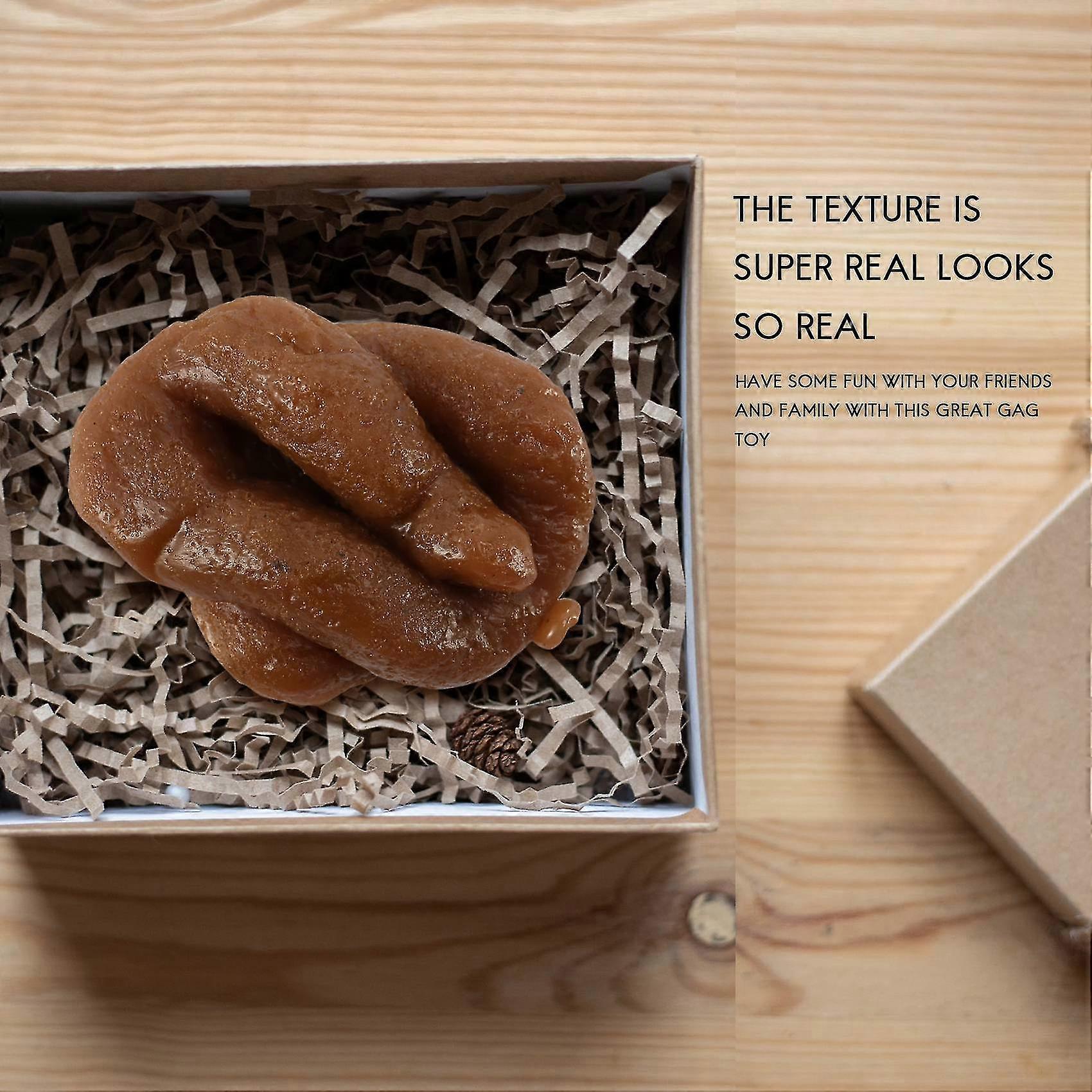 Simulation Poop Toy Realistic and Funny Poop Toy Poop Prank Gift Soft ...