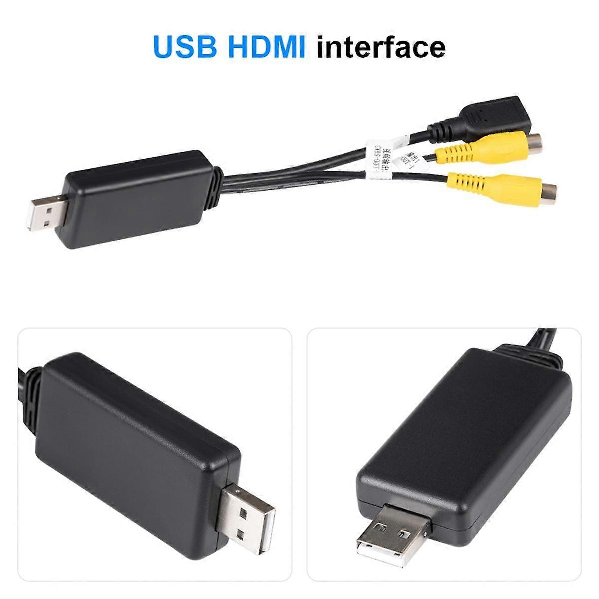 For Android System USB Interface to Video Out Adapter Car Radio ...