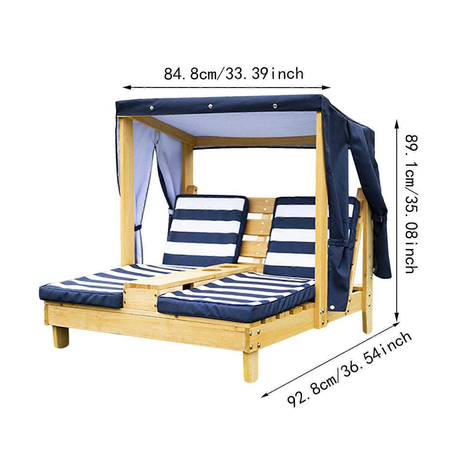 Outdoor Daybed with Canopy Seating Outdoor Lounger for Balcony Terrace ...