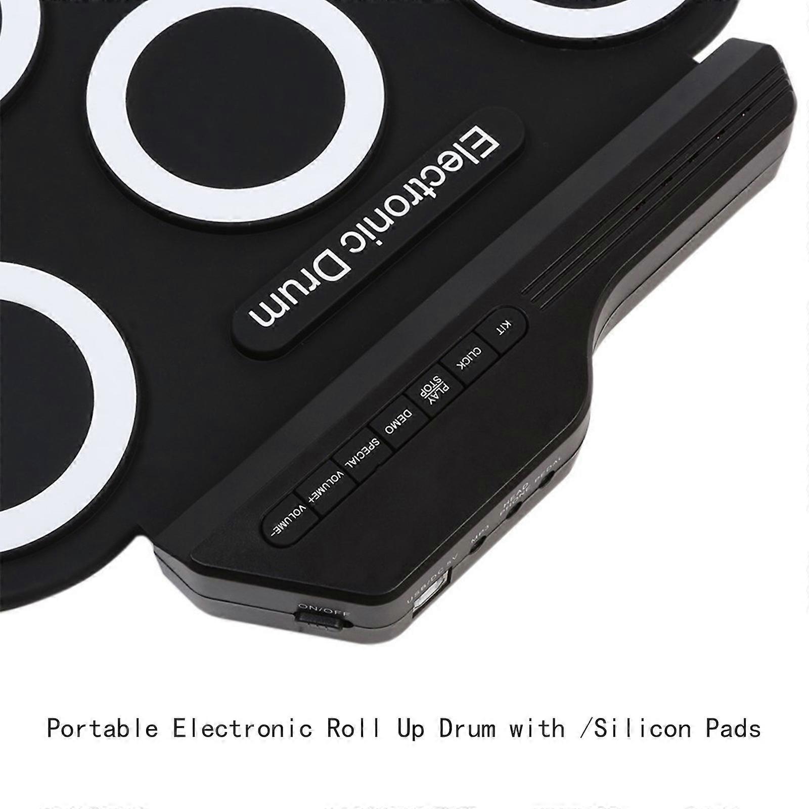 Electronic Drum Set, Folding Hand Roll Electronic Drum Roll Up Drum ...